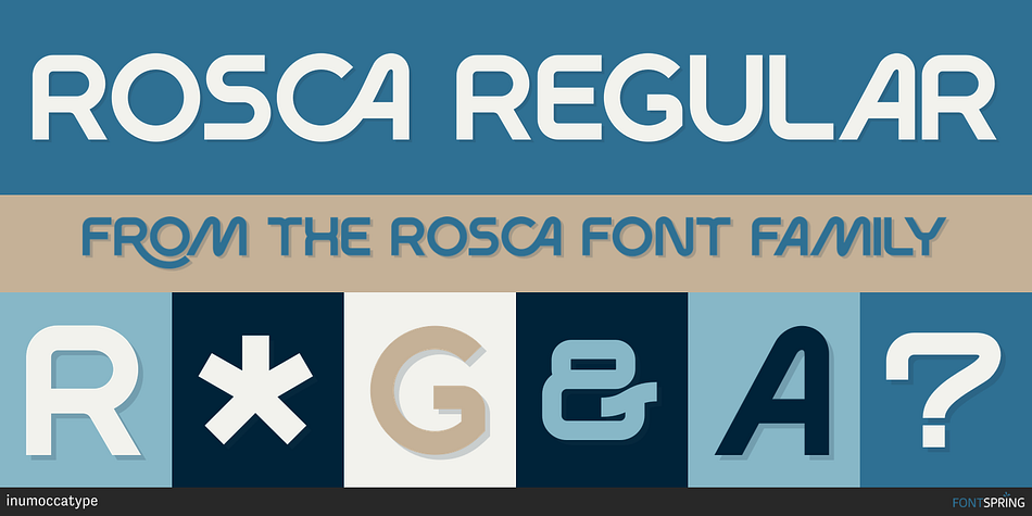 Rosca Regular Font