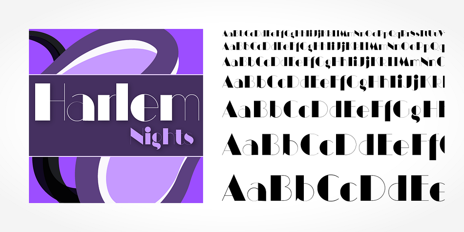 Harlem Nights Pro Font Family by SoftMaker - Fontspring