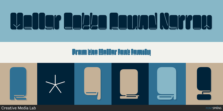 Mellar Botto Round Narrow Font