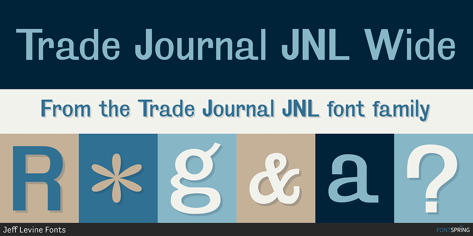 Trade Journal JNL Font