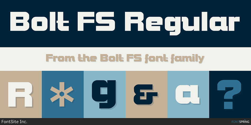 Bolt FS Font