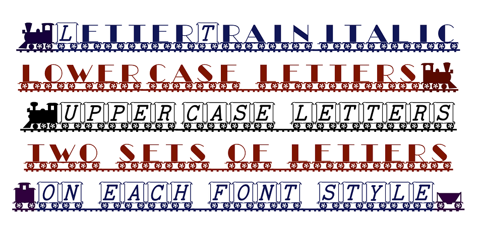 LetterTrain Font