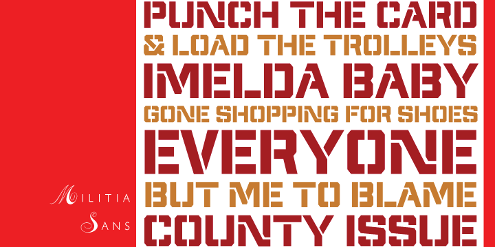 Militia Pro Font