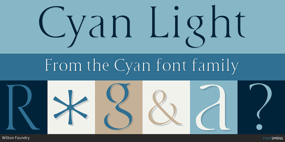 Cyan Font