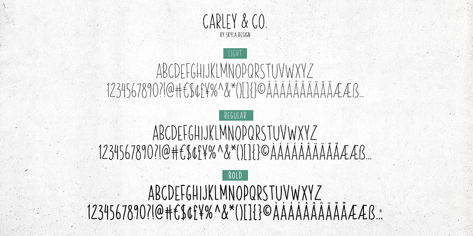 Carley Co Font