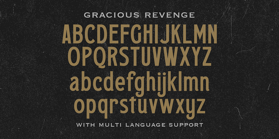 The Gracious Revenge Font