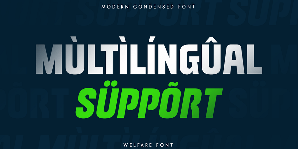 Welfare Font