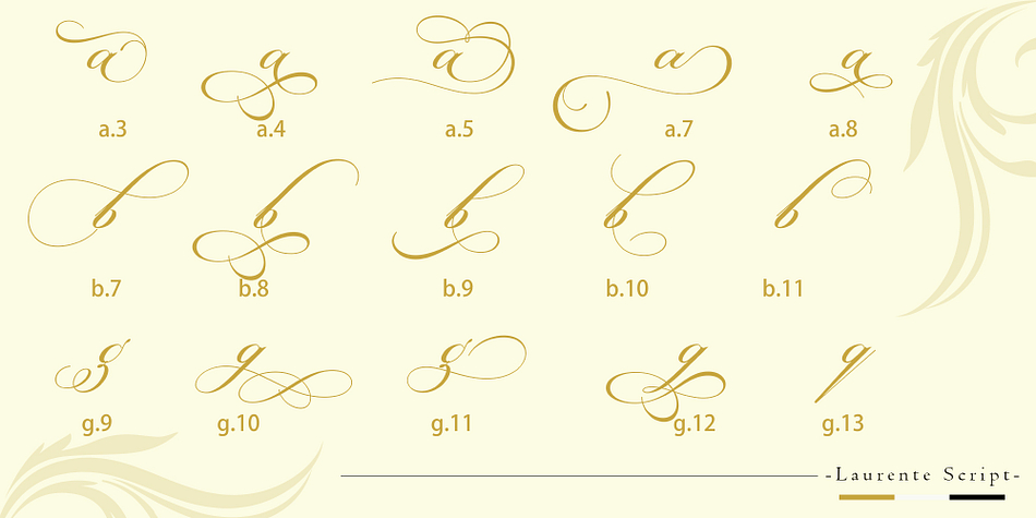 Laurente Script Font