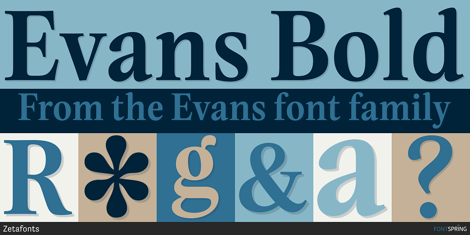 Evans Bold Font