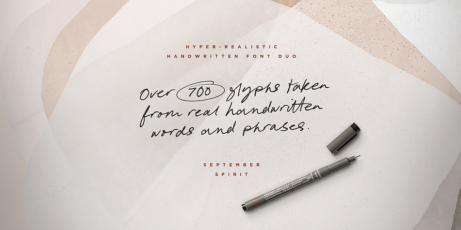 September Spirit Font | Fontspring