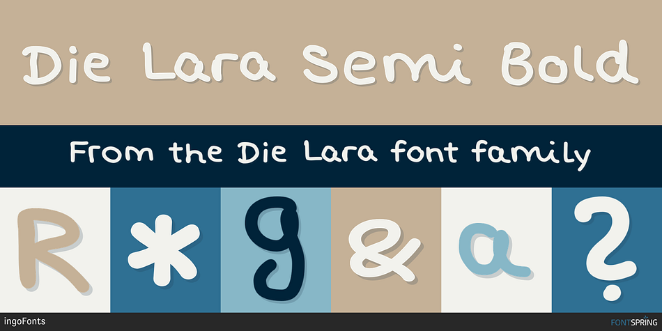Die Lara Semi Bold Font