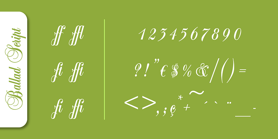 Ballad Script Pro Font Family by SoftMaker - Fontspring