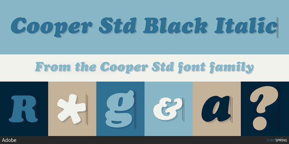 Cooper Std Font
