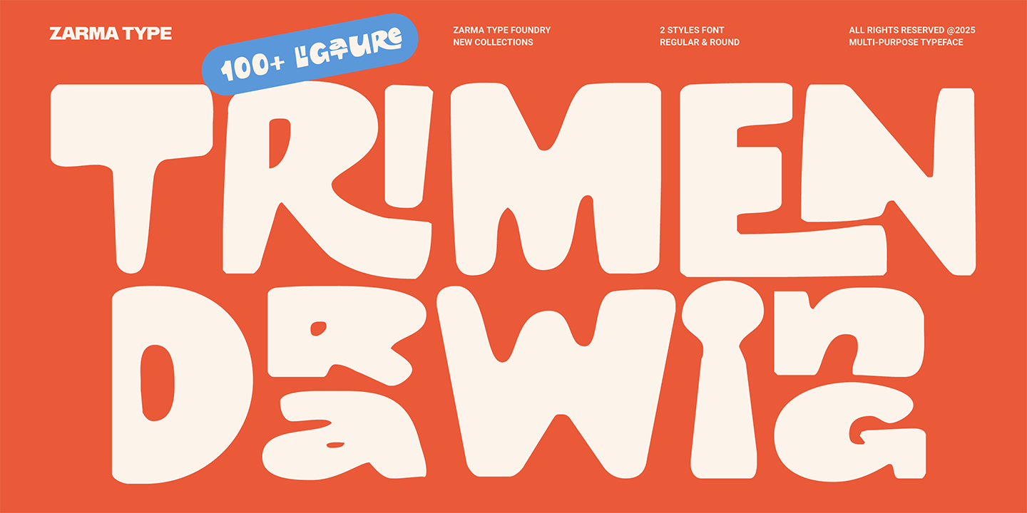 Trimen Drawing Font