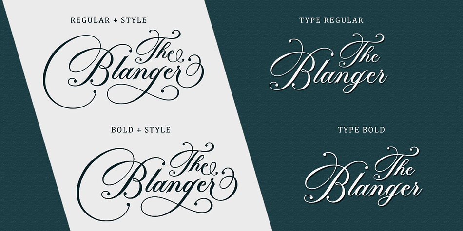 The Blanger Font