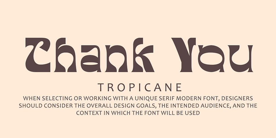 Tropicane Font