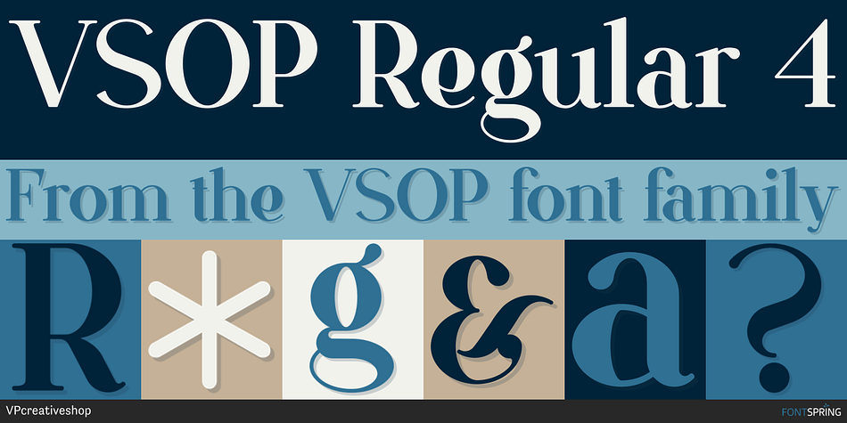 VSOP Regular 4 Font
