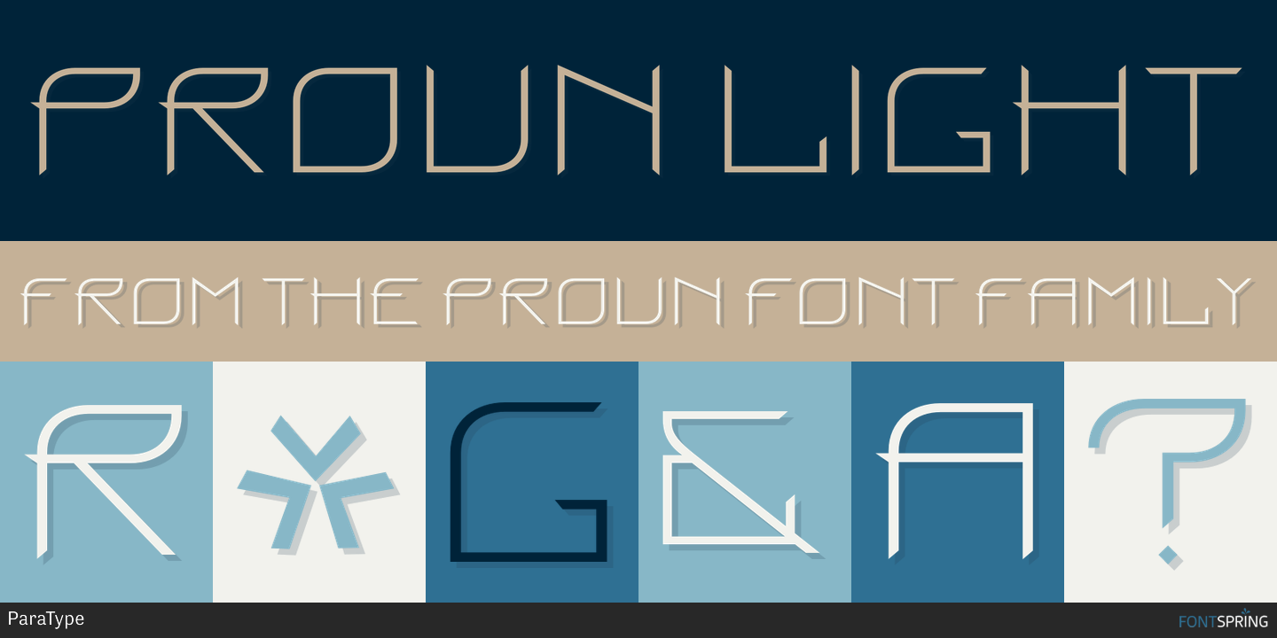 Proun Font