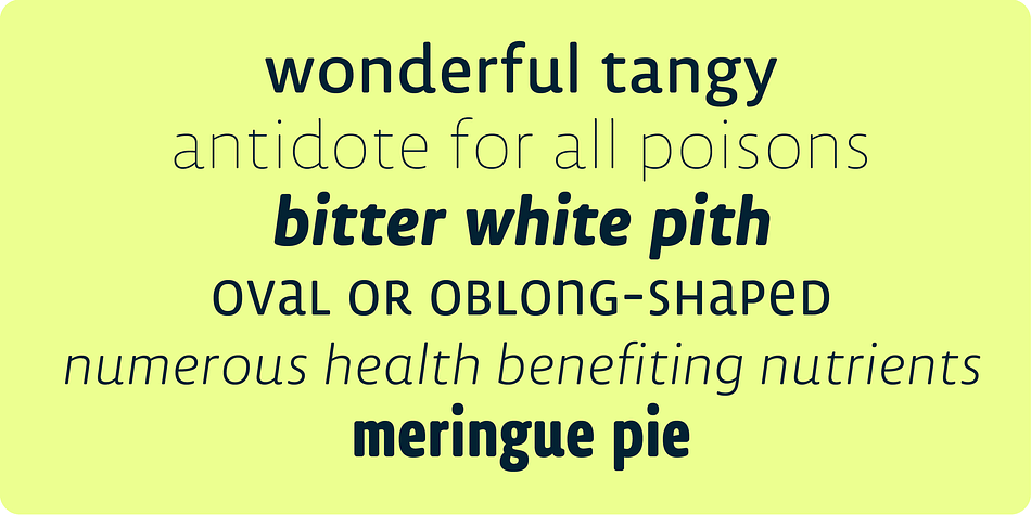 Lemon Sans Rounded Font
