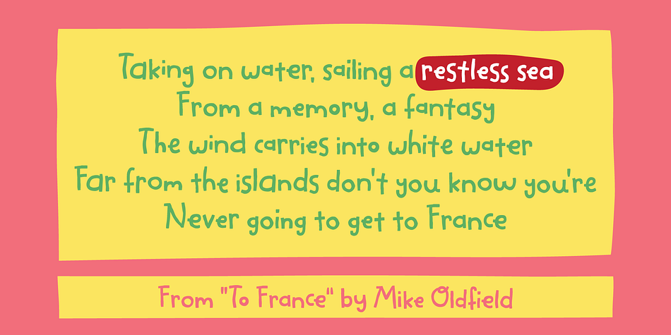 Restless Sea Font