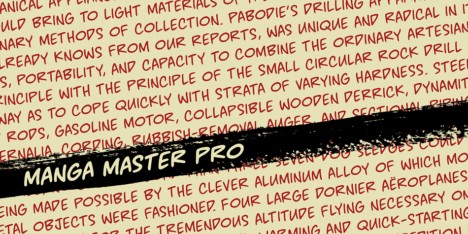 Manga Master Pro BB Font