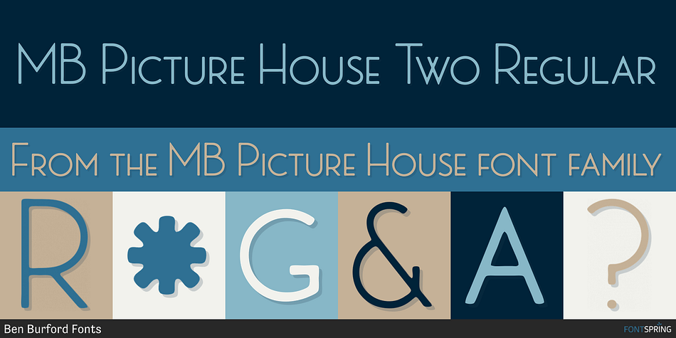 MB Picture House Two Regular Font
