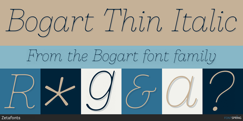 Bogart Alternate Pack Font