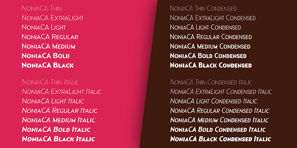 Nonia Small CAPS Font