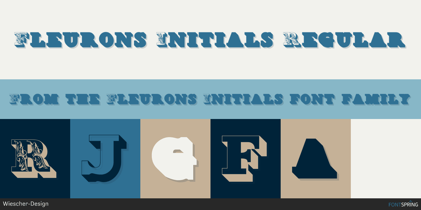Fleurons Initials Font
