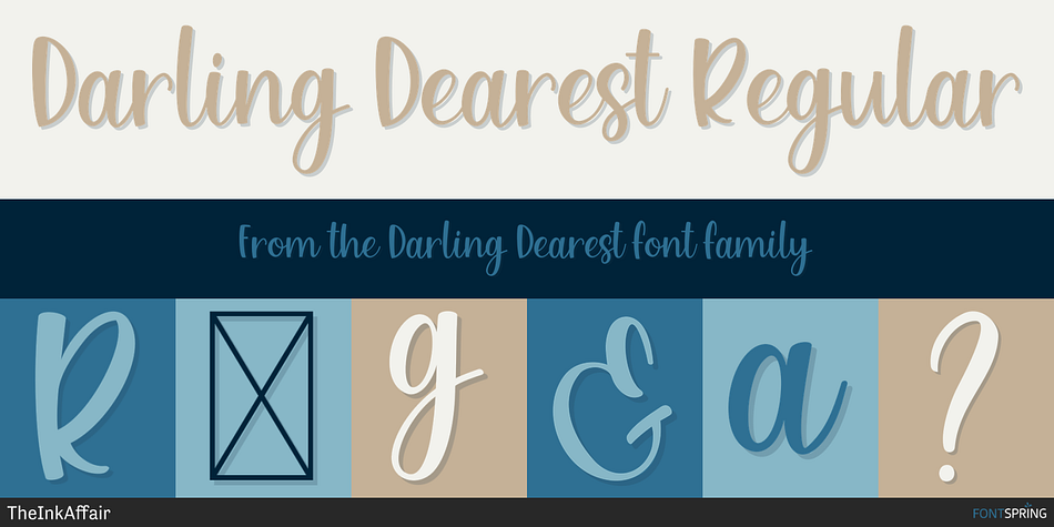 Darling Dearest Regular Font