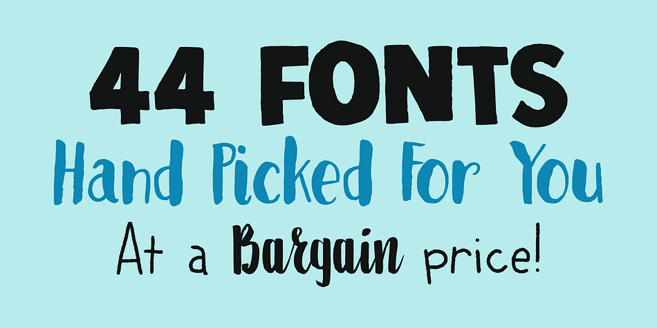 Hanoded's Essential Fonts Bundle Font