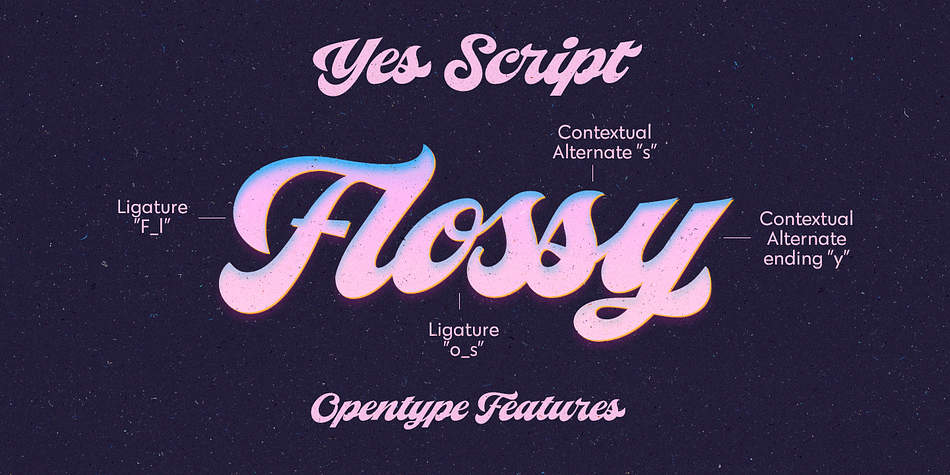 Yes Script Font