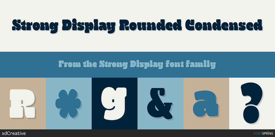 Strong Display Rounded Condensed Font
