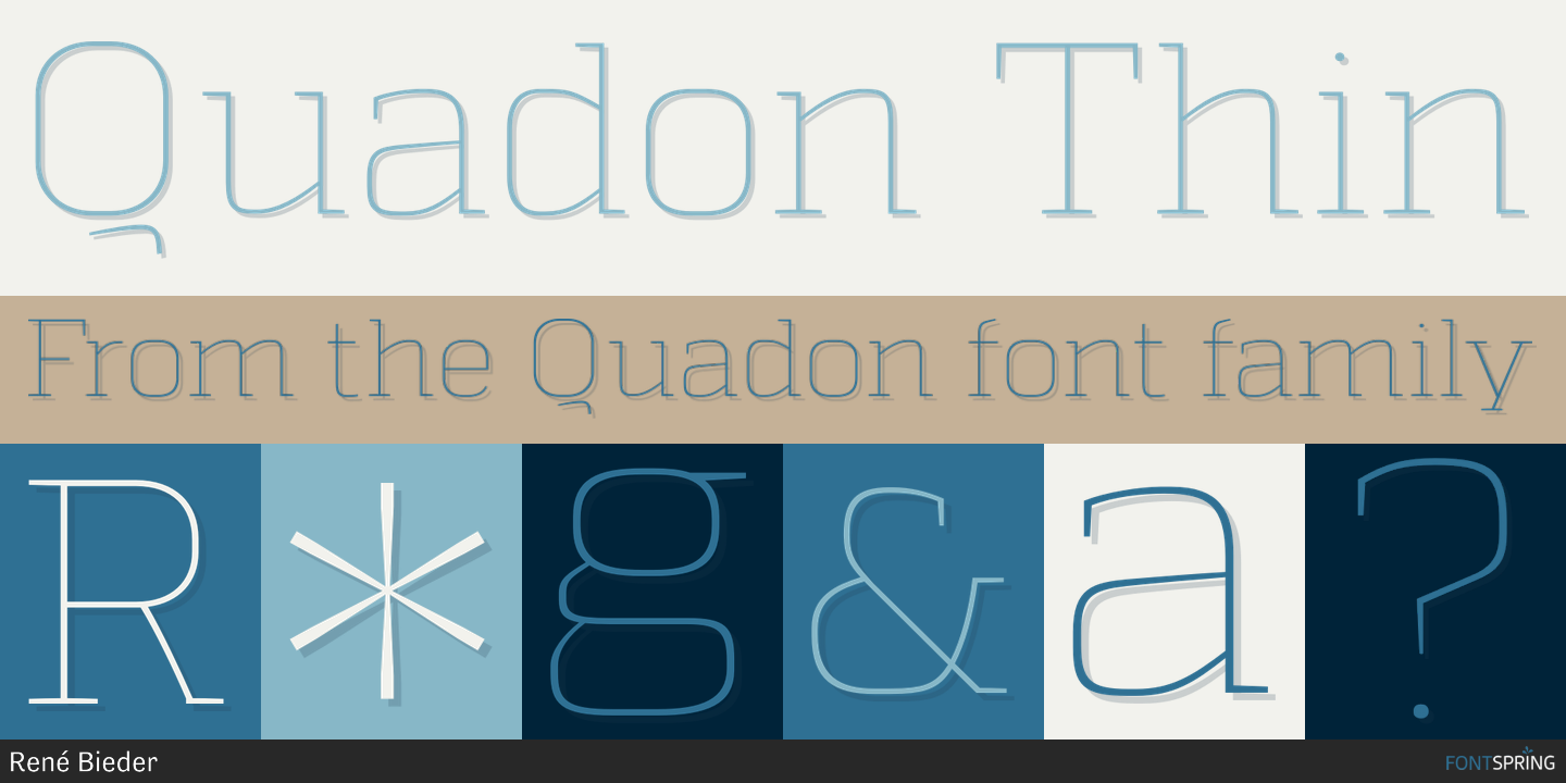 Fonts similar to Quadon