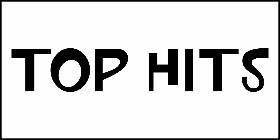 Top Hits JNL Font