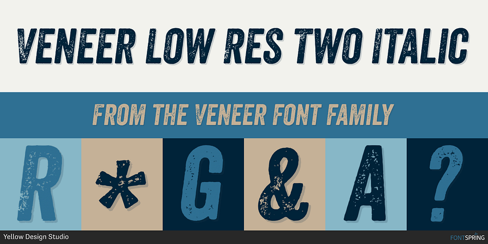 Veneer Low-Res Font