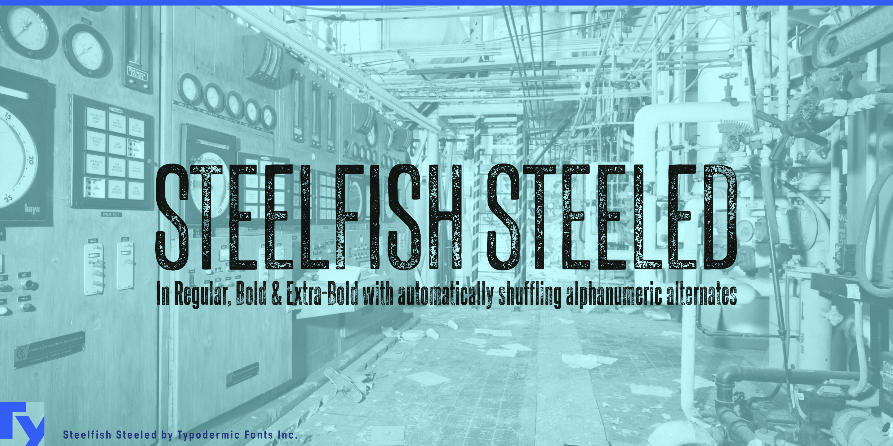 Steelfish Steeled Font