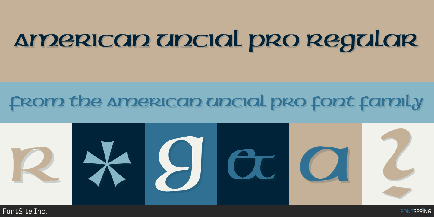 American Uncial Pro Font