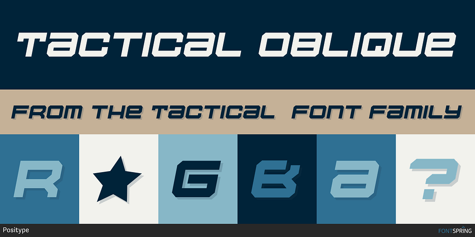Tactical Font
