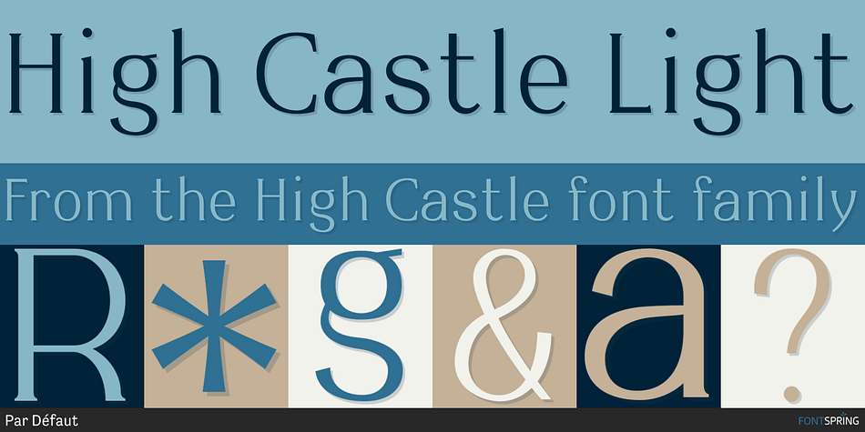 High Castle Light Font