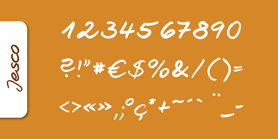Jesco Handwriting Pro Font