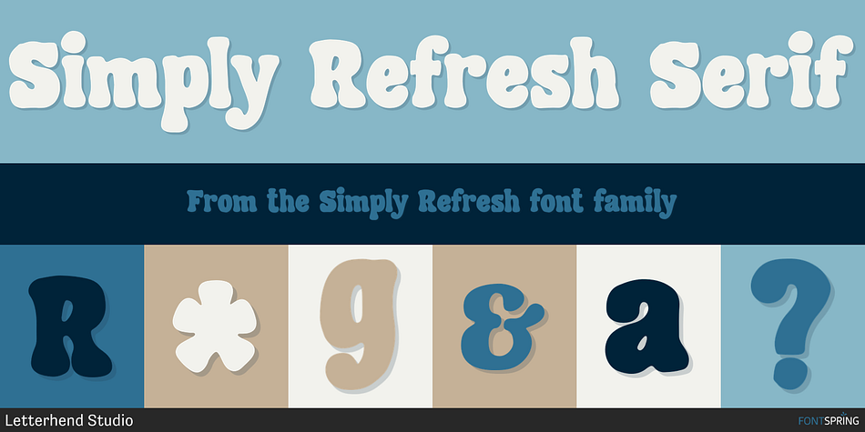 Simply Refresh Serif Font
