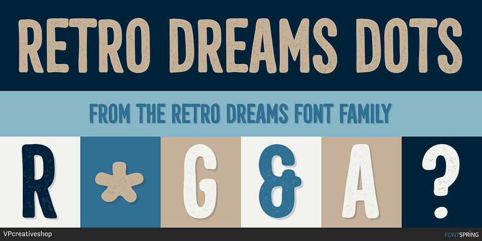 Retro Dreams Dots Font