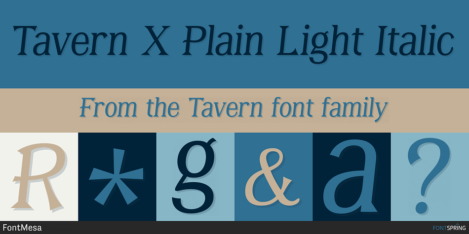 Tavern X Set Font