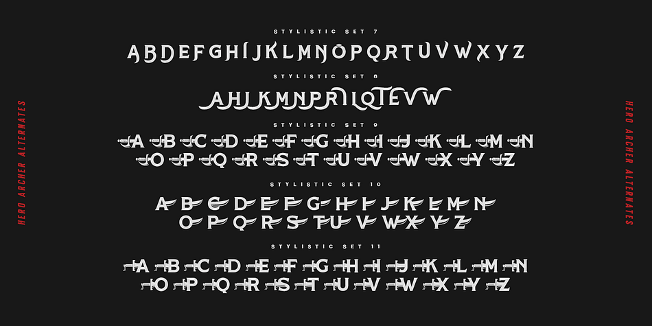 The Hero Archer Font
