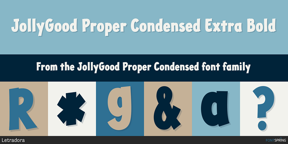 JollyGood Proper Condensed Extra Bold Font