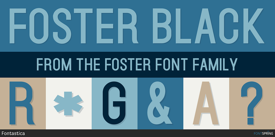 FOSTER Black Font