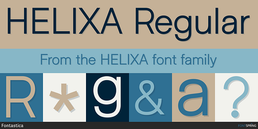 Fonts similar to HELIXA