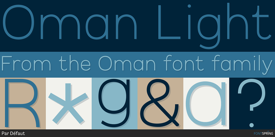 Oman Light Font