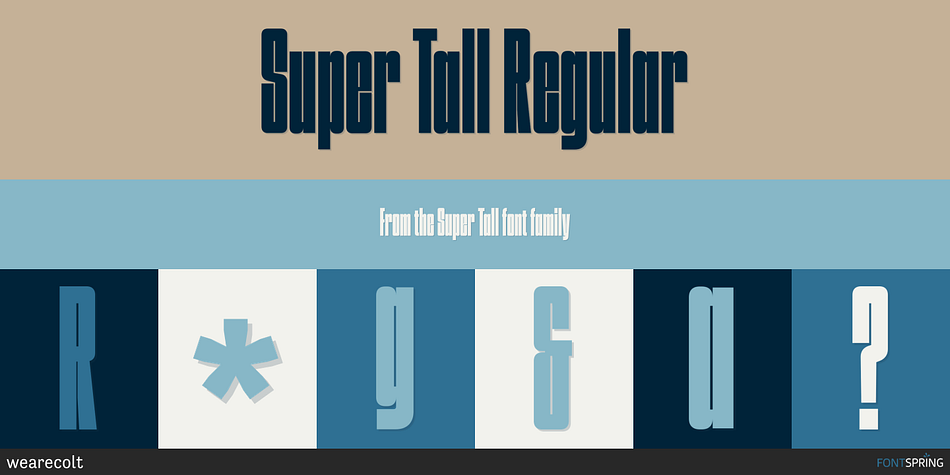 Super Tall Regular Font